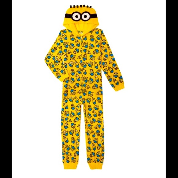 Dreamworks | Pajamas | Nwt 6 7 Girl Boy Minions Sleeper Pajamas ...